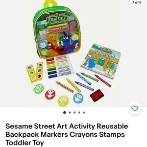 Sesame Street | Toys | New Sesame Street Art Backpack | Poshmark